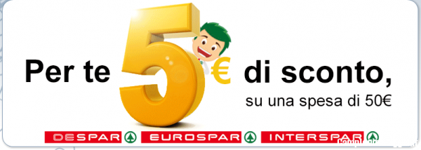 Buono spesa di 5 euro da Despar | Coupon spesa