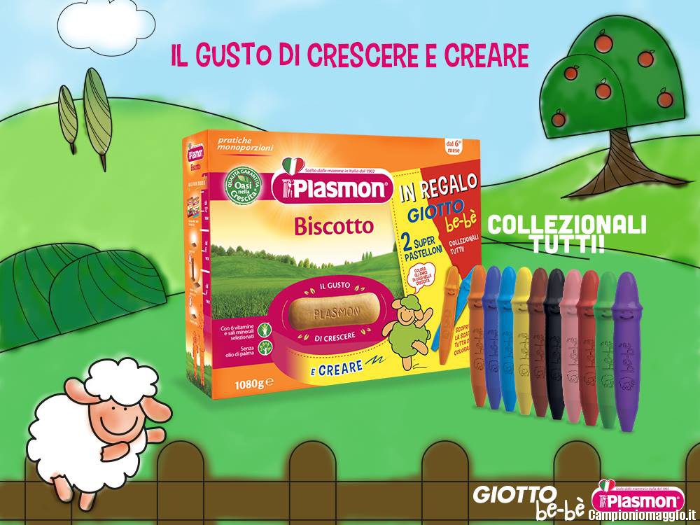 plasmon-colori-giotto | CampioniOmaggio.it: Campioni Omaggio, Coupon e ...