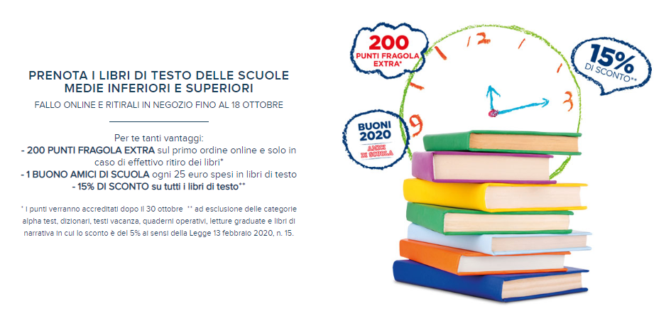 ESSELUNGA: prenota libri delle vacanze e di testo con sconti e punti ...