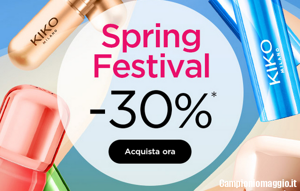 KIKO: -30% su tutti i prodotti | Offerte e Promozioni